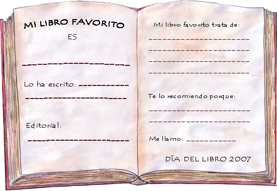 Actividades para el dia del libro - Imagui